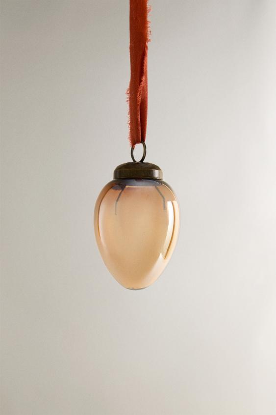AMBER CHRISTMAS TREE ORNAMENT - Caramel | ZARA Canada