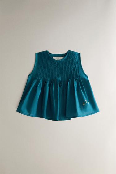 ENSEMBLE BÉBÉ POINT DE CROIX - Bleu | ZARA France
