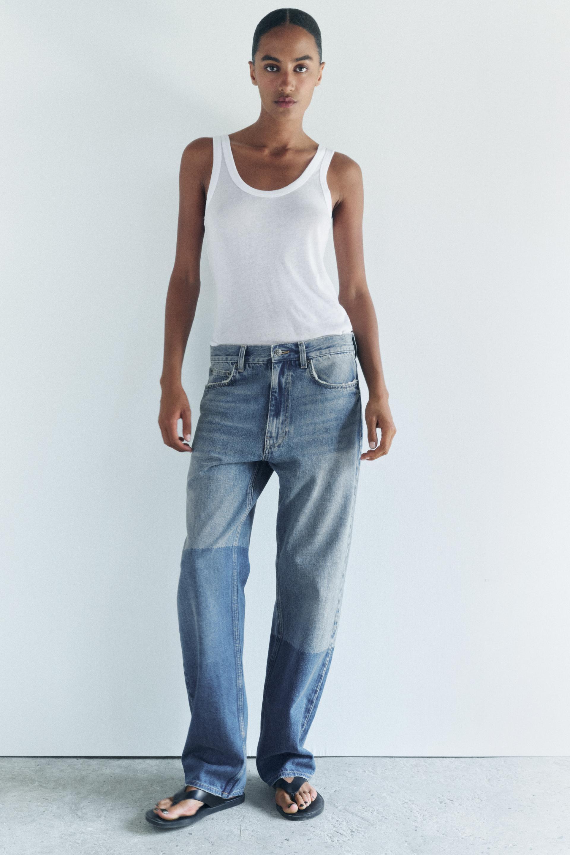 ZARA TRF ザラ BOOT-CUT パッチワーク