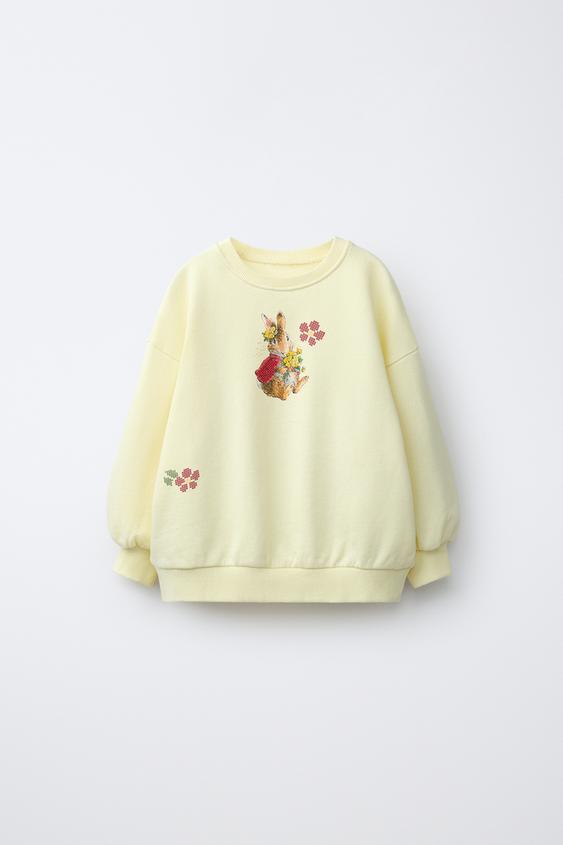 PETER RABBIT ™ SWEATSHIRT - Yellow | ZARA United States
