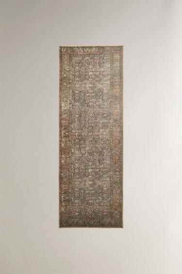 VINTAGE COTTON RUG - Multicoloured | ZARA Turkey