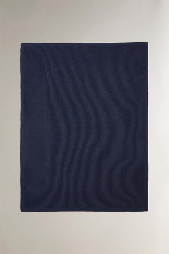 MANTA BEBÉ ALGODÓN GOFRE - Azul | ZARA Mexico