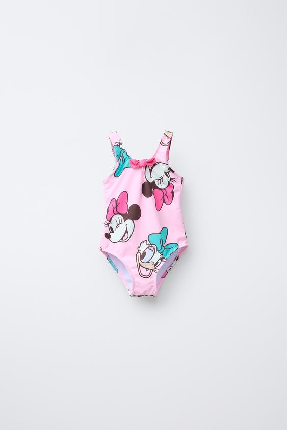 AGES 2-6 / MINNIE MOUSE AND DAISY DUCK © DISNEY SWIMSUIT - Pink | ZARA ...