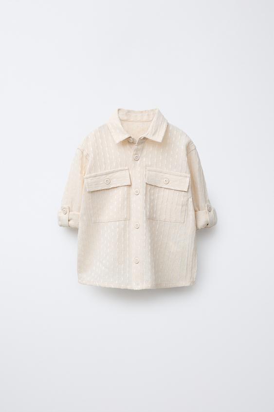 CAMISA BOLSILLOS - Crudo | ZARA Estados Unidos de América / United States