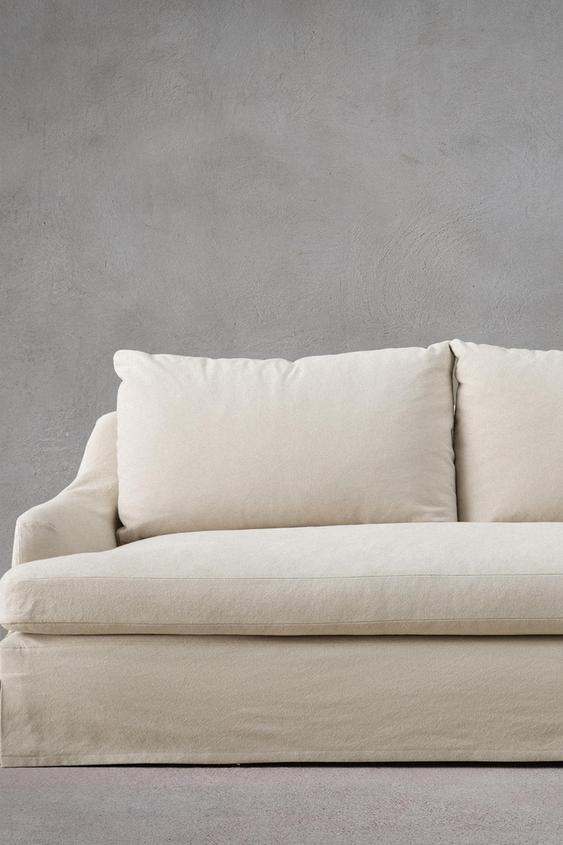 SOFA 01 LINEN COVER - Light beige | ZARA United States
