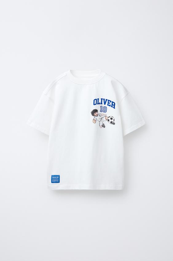 OLIVER AND BENJI © CAMPEONES T-SHIRT - White | ZARA New Zealand