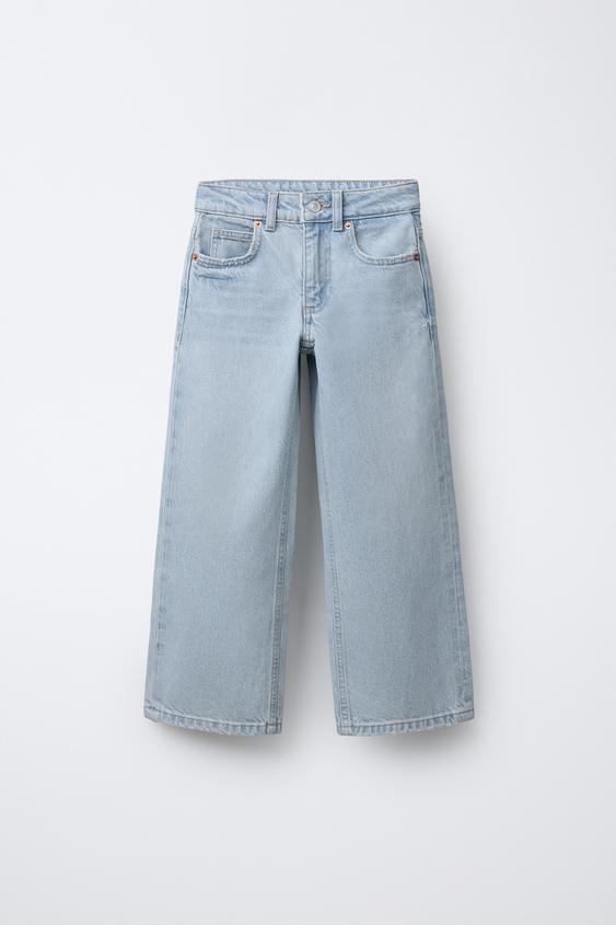 JEAN À JAMBES LARGES - Bleu clair | ZARA Belgique / Belgium