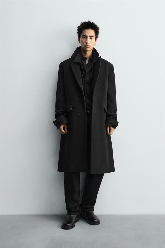 WOOL - CASHMERE LIMITED EDITION COAT - Black | ZARA United States