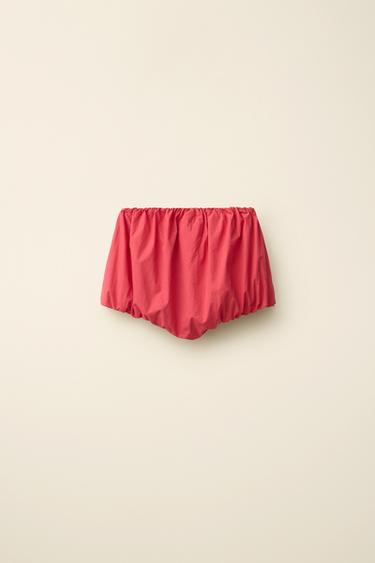 SHORT CRÉÉ PAR CARAMEL LONDON X ZARA - Rouge | ZARA France