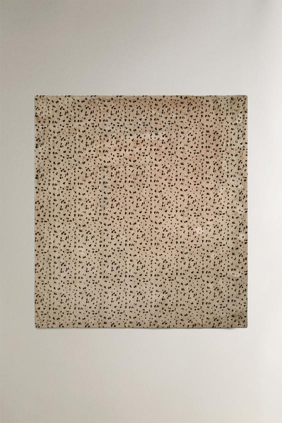 ANIMAL PRINT FAUX FUR THROW - Ecru | ZARA United Kingdom