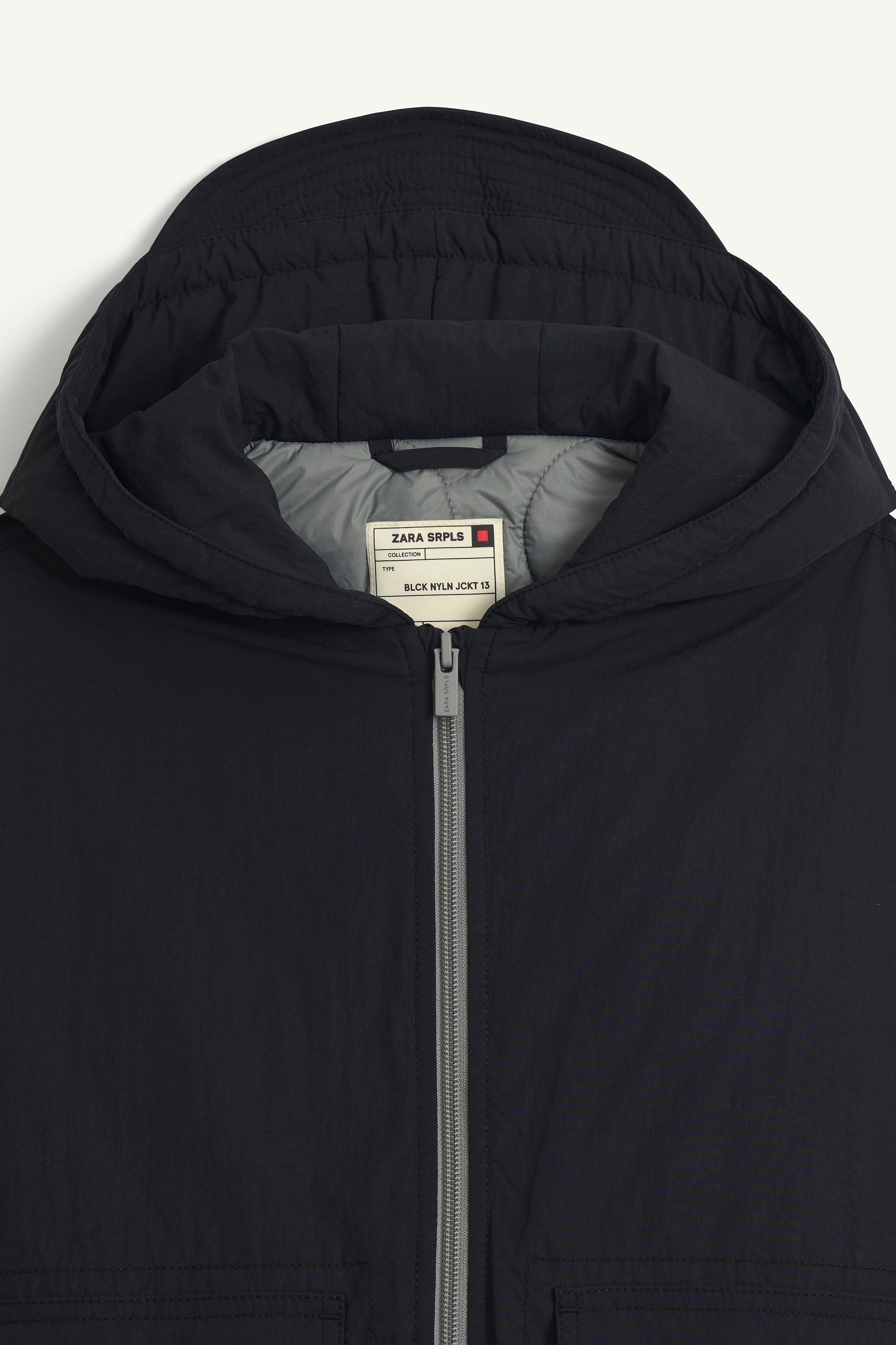 BLCK NYLN JCKT 13 - Black | ZARA United States BLCK NYLN JCKT 13 - Black | ZARA United States