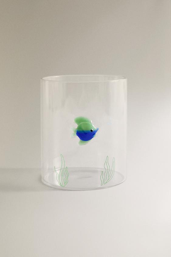 BOROSILICATE FISH TUMBLER - 990 | ZARA Turkey