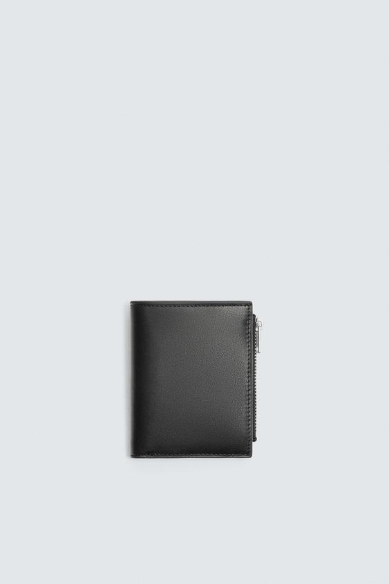 LEATHER WALLET - Black | ZARA United Kingdom