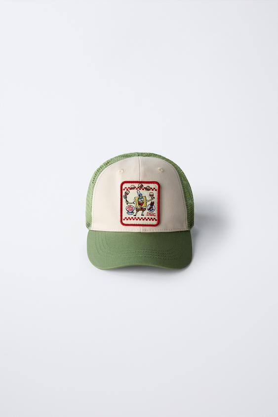 SPONGEBOB SQUAREPANTS © NICKELODEON MESH CAP - Green | ZARA Australia