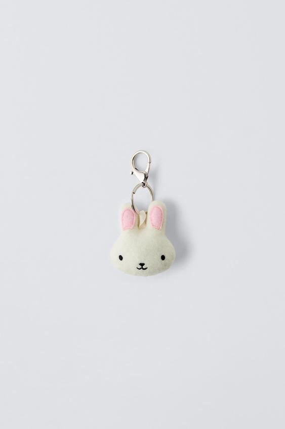RABBIT KEY RING - Pink | ZARA Thailand