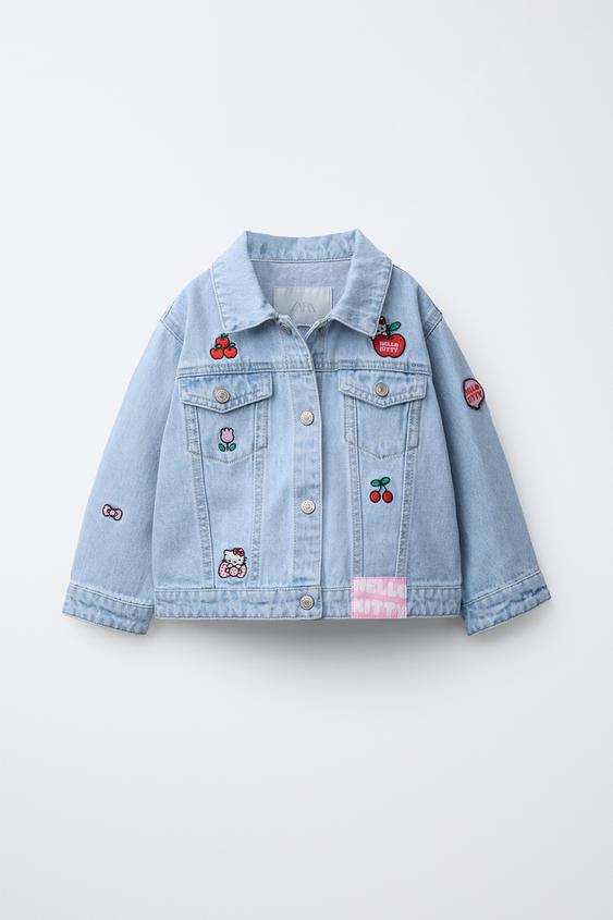 HELLO KITTY © SANRIO DENIM JACKET - Blue | ZARA United States