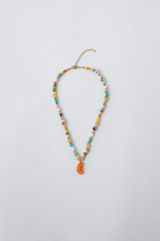 COLLAR ABALORIOS COLGANTE FRUTA - Naranjas | ZARA España