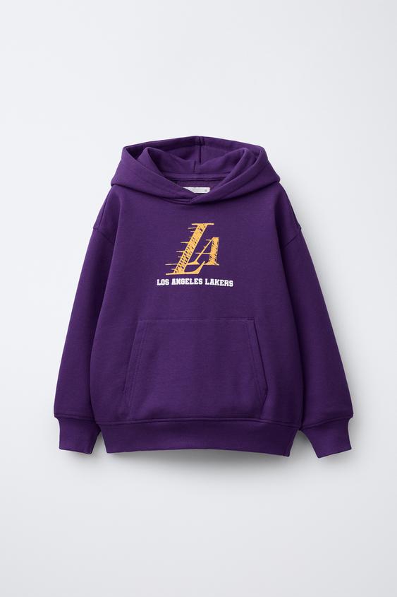 SWEAT À CAPUCHE NBA - LOS ANGELES LAKERS - Violet | ZARA Canada