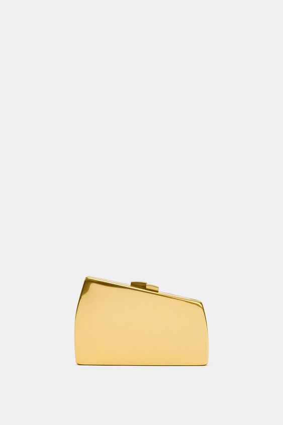 METAL BOX BAG - Gold | ZARA United States