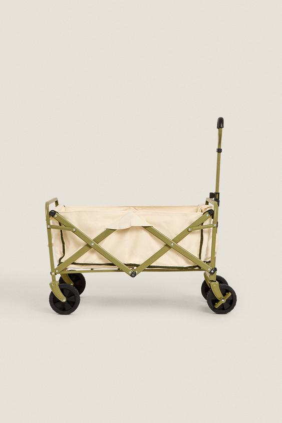 CHILDREN’S COTTON BEACH TROLLEY - Zöld | ZARA Magyarország / Hungary