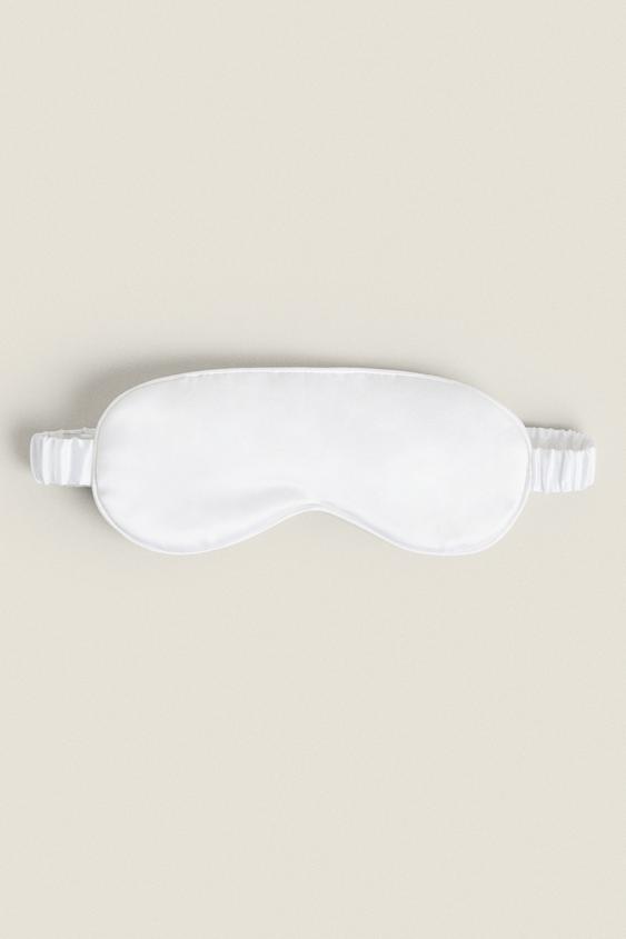 MULBERRY SILK EYE MASK - White | ZARA United States