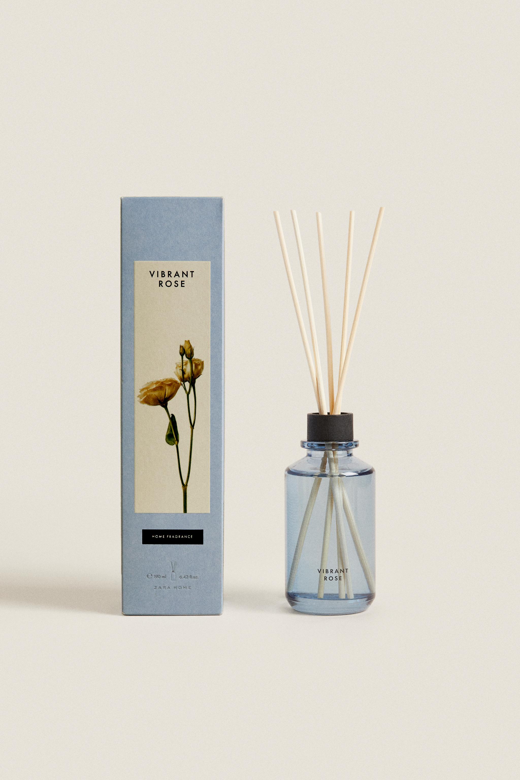 (190 ML) VIBRANT ROSE REED DIFFUSER - Blue grey | ZARA United Kingdom
