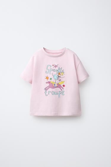 2-6 ANS/ PYJAMA IMPRIMÉ CIRQUE DANSEUSE - Rose | ZARA France