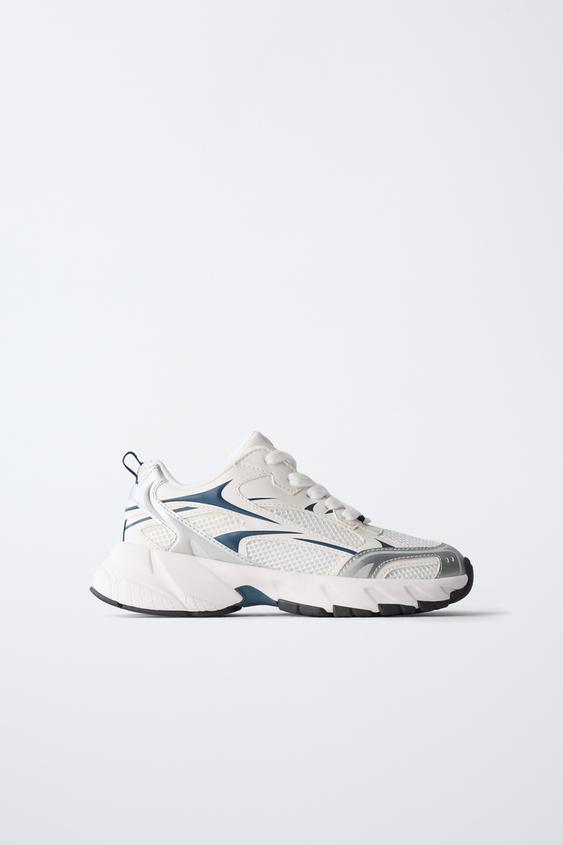 MESH SPORT SNEAKERS - White | ZARA United States