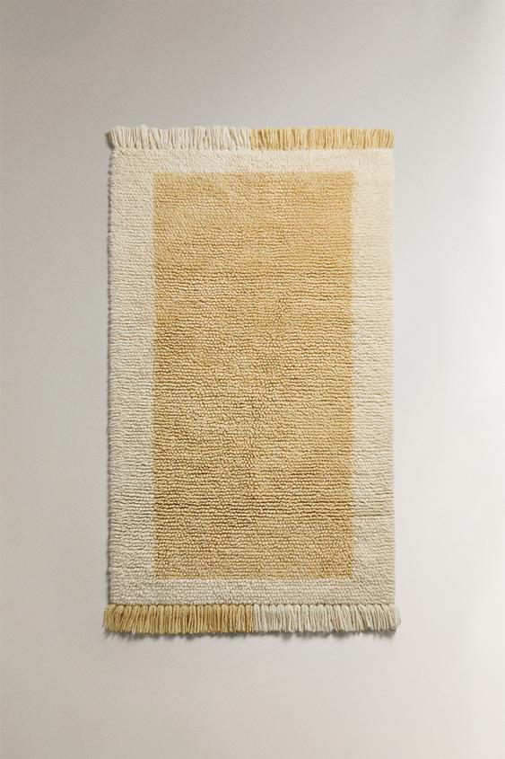 WOOL AREA RUG - Light beige | ZARA United States