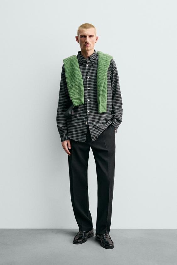 GERUIT OVERHEMD MET WOL - Multicolour | ZARA Nederland / The Netherlands