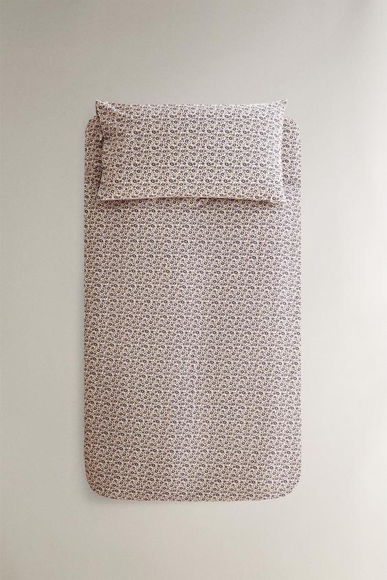 HUSĂ PILOTĂ COPII DIN BUMBAC CU IMPRIMEU FLORAL - Bleumarin | ZARA România