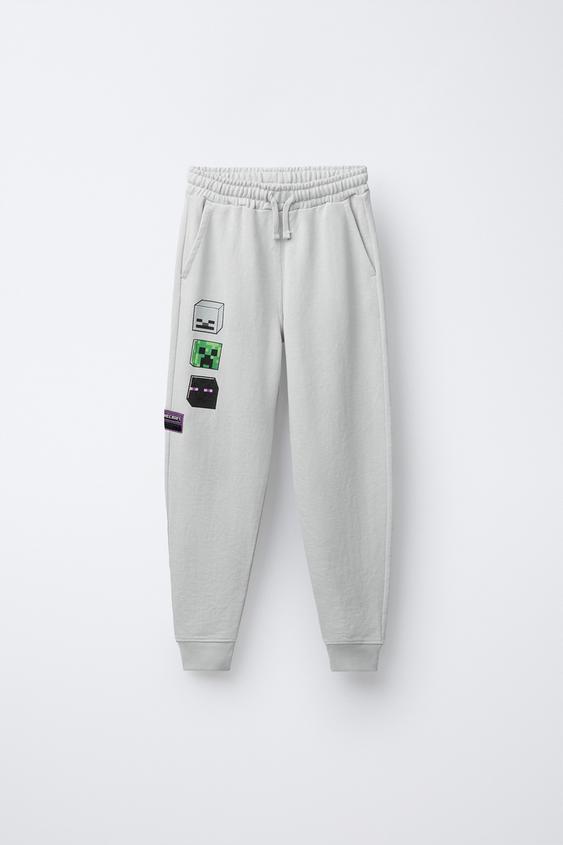 MINECRAFT © MOJANG AB. ™ JOGGERS - Ice | ZARA Australia