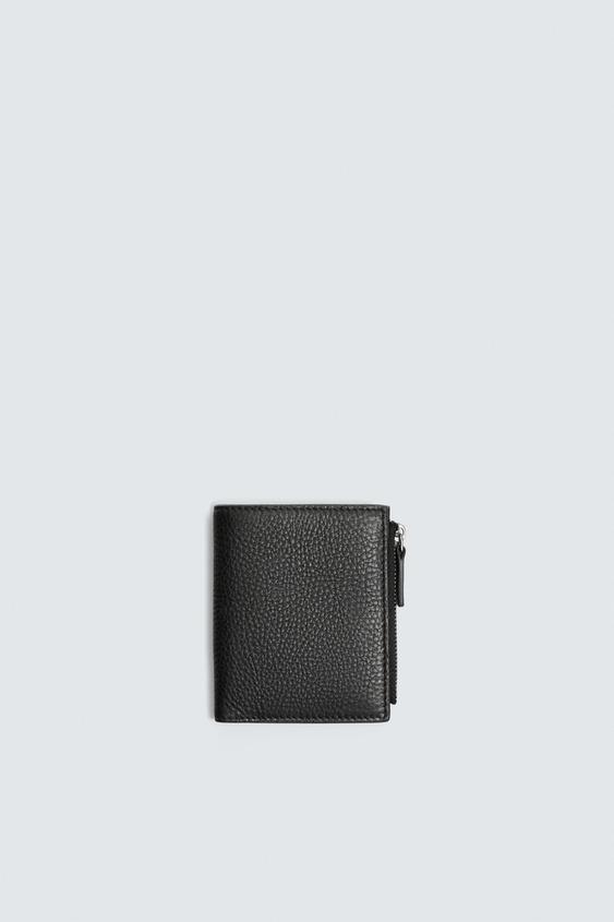 TARJETERO PIEL - Negro | ZARA España