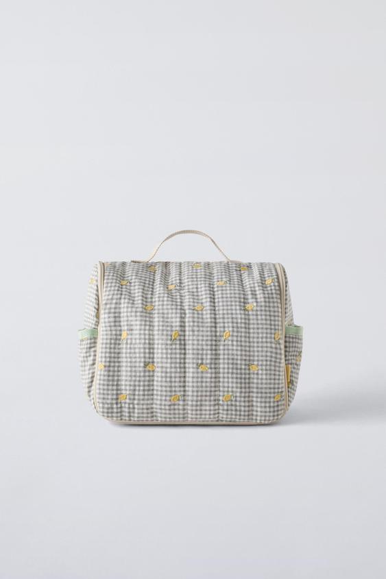 MINI KUFER LIMUN - Bijela vichy | ZARA Hrvatska / Croatia