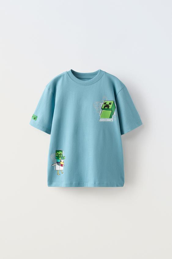 MINECRAFT © MOJANG AB. ™ T-SHIRT - dusty blue | ZARA Cambodia