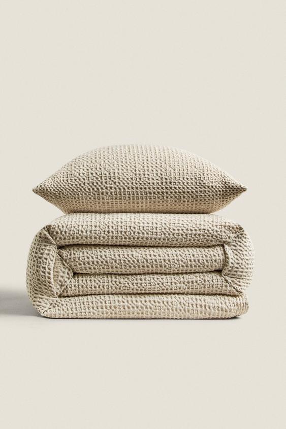 WAFFLE TRICOT SPREI | ZARA Nederland / Netherlands WAFFLE TRICOT SPREI | ZARA Nederland / Netherlands
