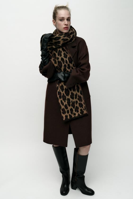 ANIMAL PRINT SCARF - Leopard | ZARA Thailand