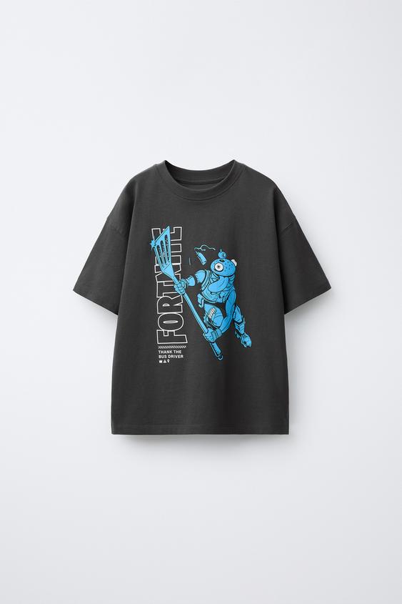 FORTNITE © EPIC GAMES T-SHIRT - Dark anthracite | ZARA Canada
