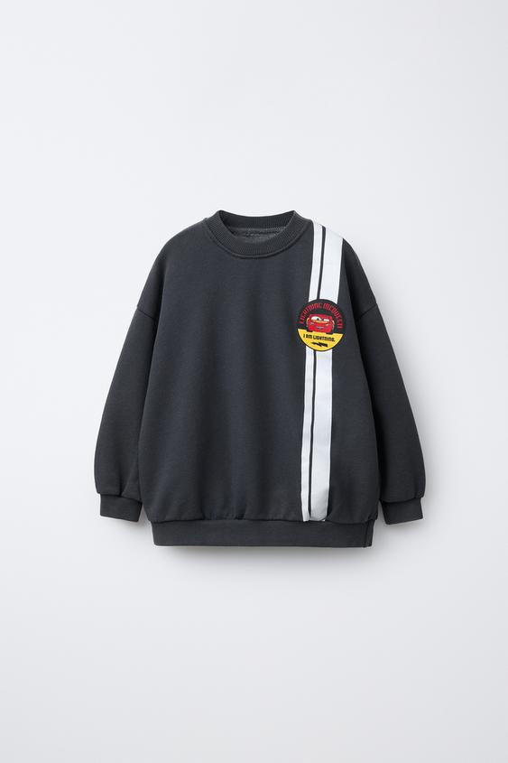 MOLETOM CARROS RELÂMPAGO MCQUEEN © DISNEY - Cinza-antracito | ZARA Brasil