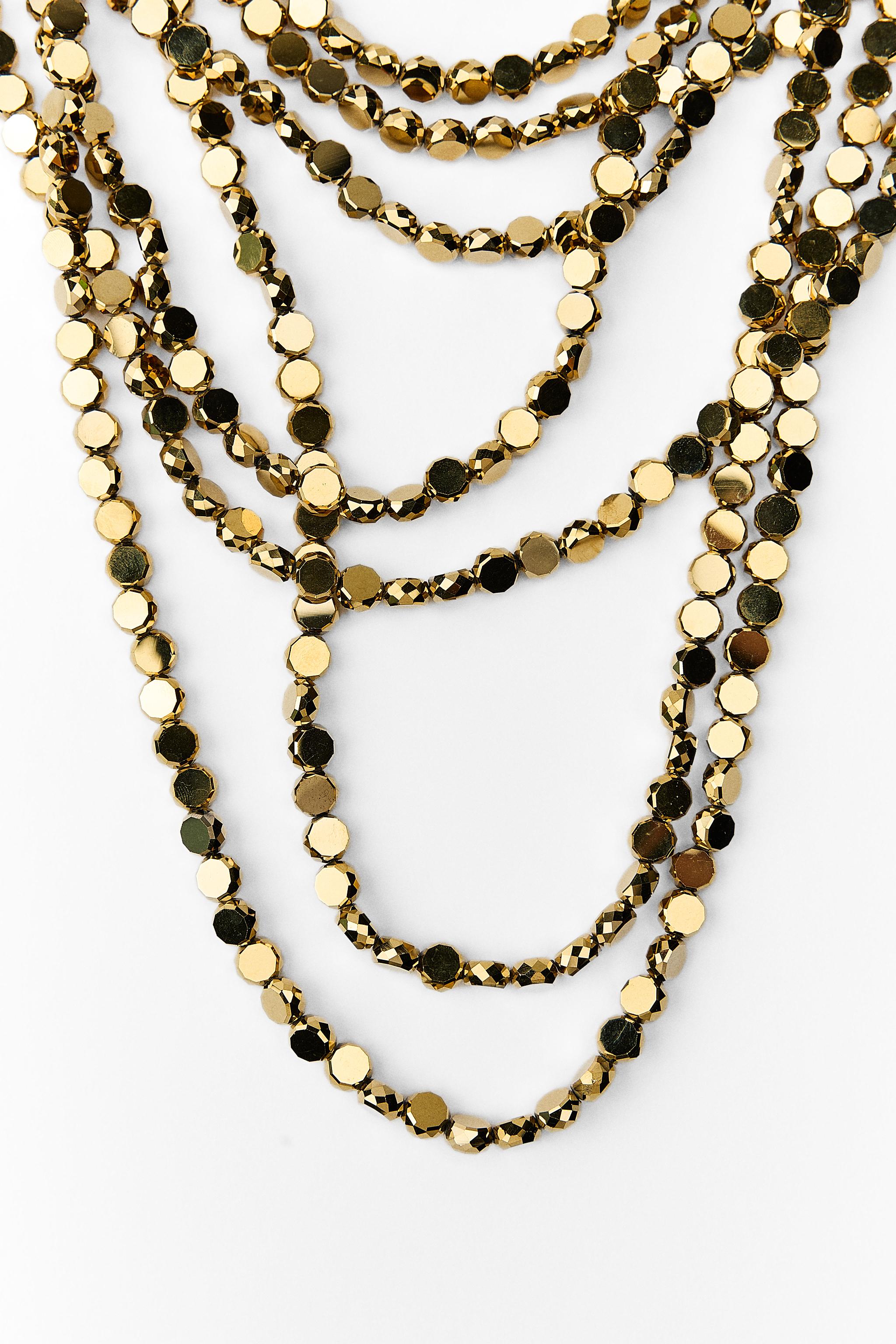 Zara layered necklace store