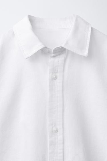 CHEMISE OXFORD BASIQUE - Blanc | ZARA France