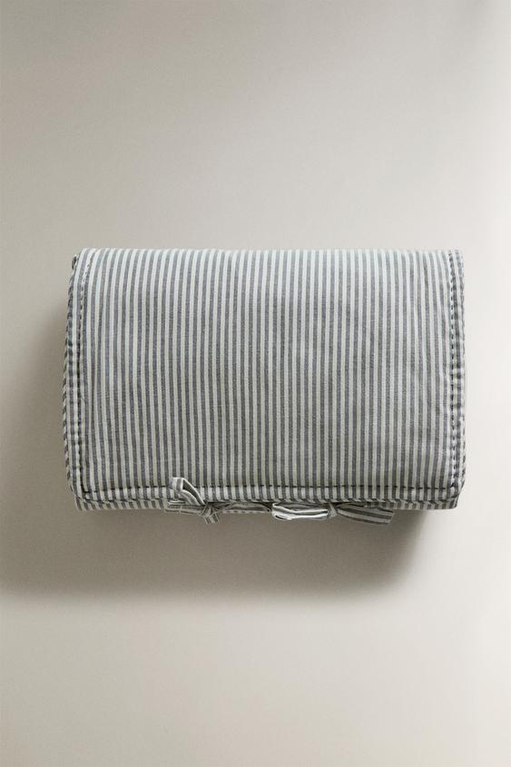 STRIPED BABY CHANGING MAT - Grey | ZARA United Kingdom