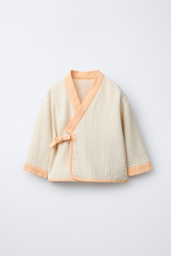 CAMISA TEXTURA LAZO - Crudo | ZARA España