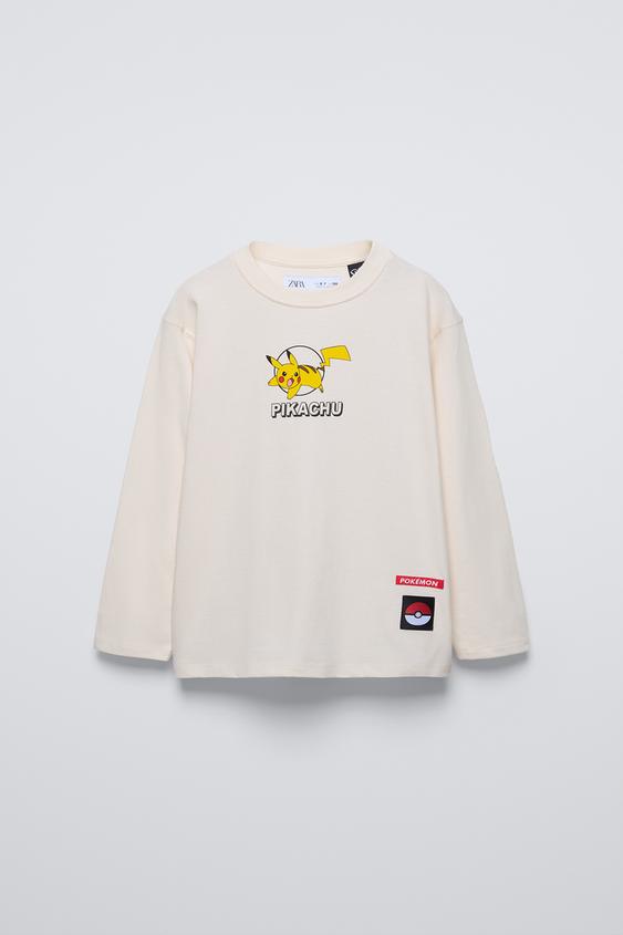 PIKACHU POKÉMON™ T-SHIRT - Ecru | ZARA Thailand