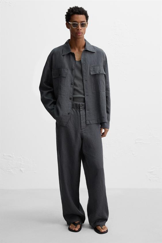 SANDALIA PIEL TIRAS - Negro | ZARA Chile