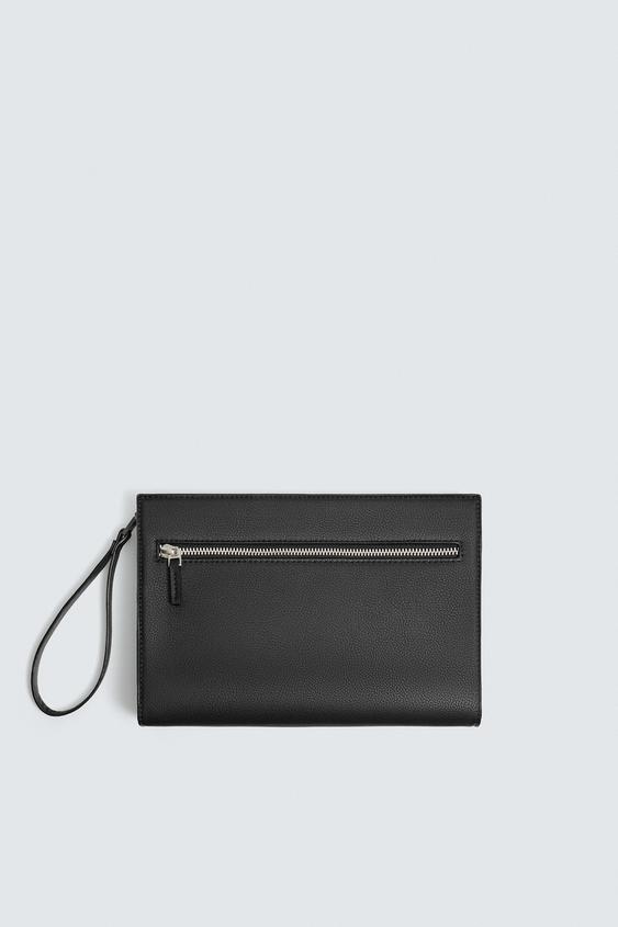 TEXTURED CLUTCH - Black | ZARA Turkey