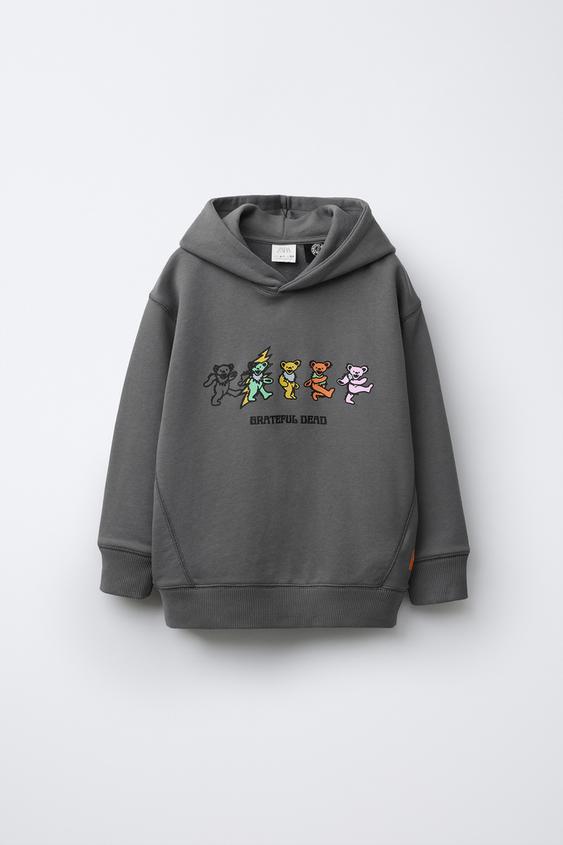 GRATEFUL DEAD AND RHINO ENTERTAINMENT © PRINT SWEATSHIRT - Grey / Blue ...