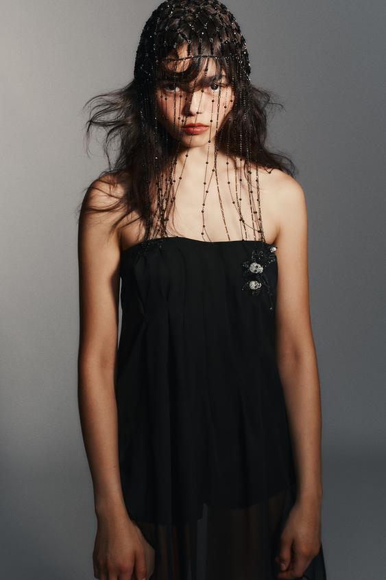 SKULL BROOCH - Black | ZARA United Kingdom