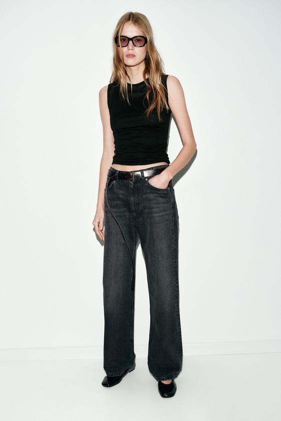 JEANS Z.03 REGULAR FIT MIT HOHEM BUND UND LANGER PASSFORM - Schwarz ...