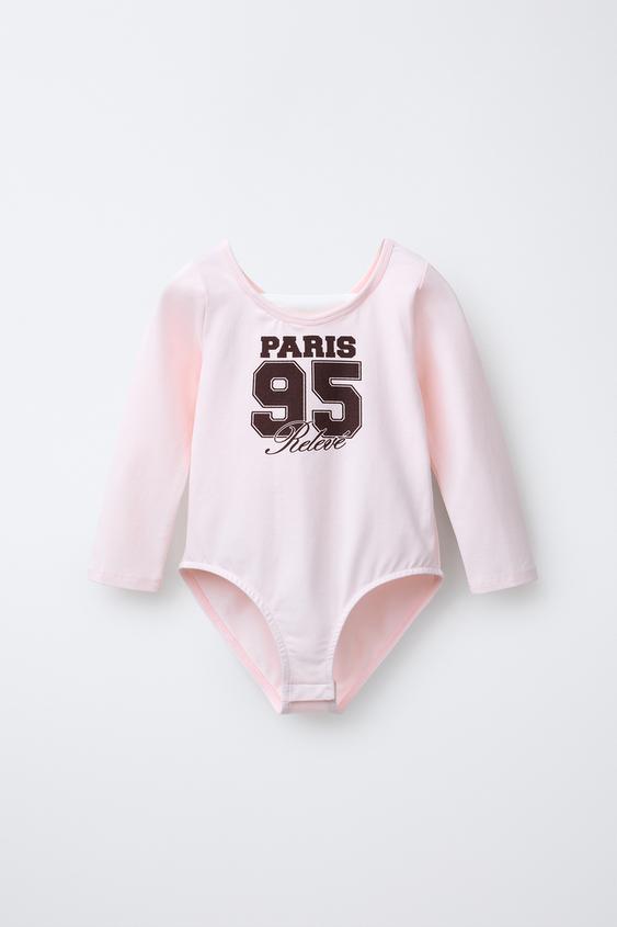 BODY DUBLU CU NUMĂR - Roz | ZARA România